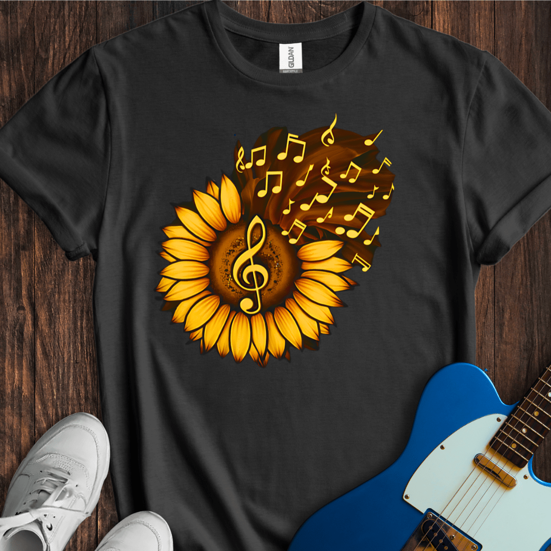 Sunflower Symphony T-Shirt – MUSEEK Merchandise